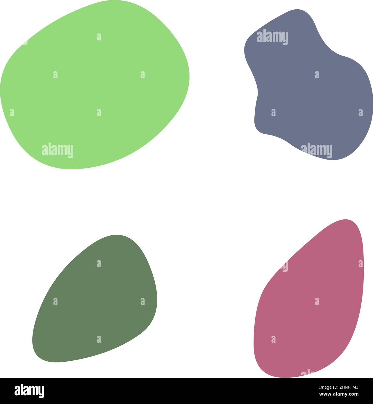 Random blotch, inkblot. Organic blob, blot. Speck shape.Splat, fleck ...