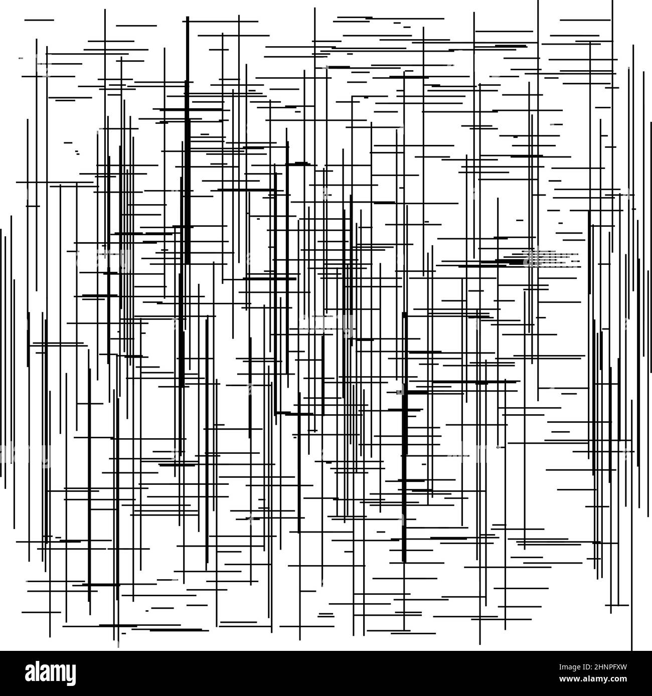 Grid, mesh of random lines. Reticle, grating, crosshatch pattern, texture. Intersecting lines ...