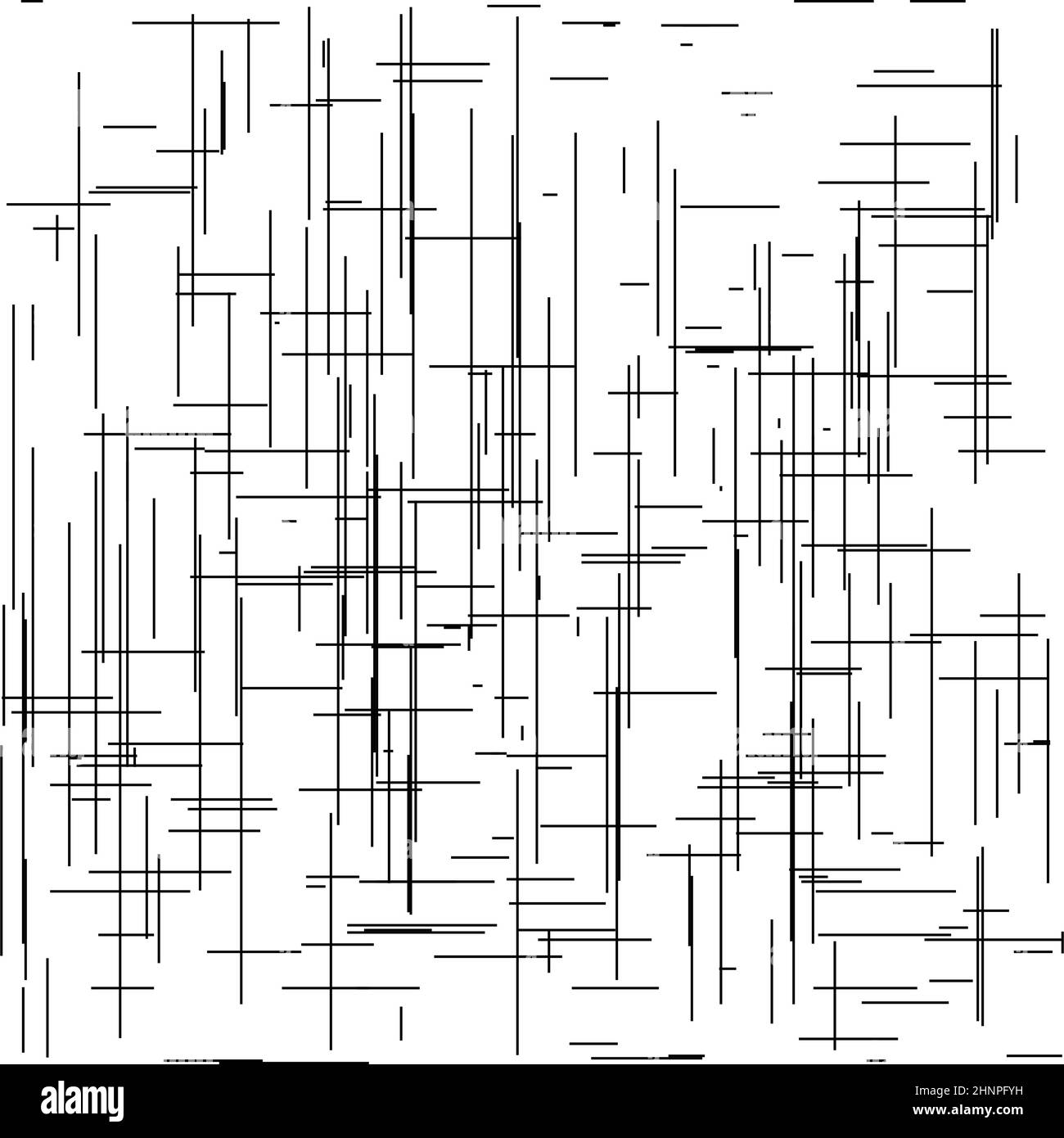 Grid, mesh of random lines. Reticle, grating, crosshatch pattern, texture. Intersecting lines ...