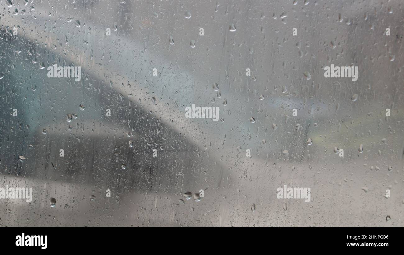 Rain storm through window of house hi-res stock photography and images - Alamy