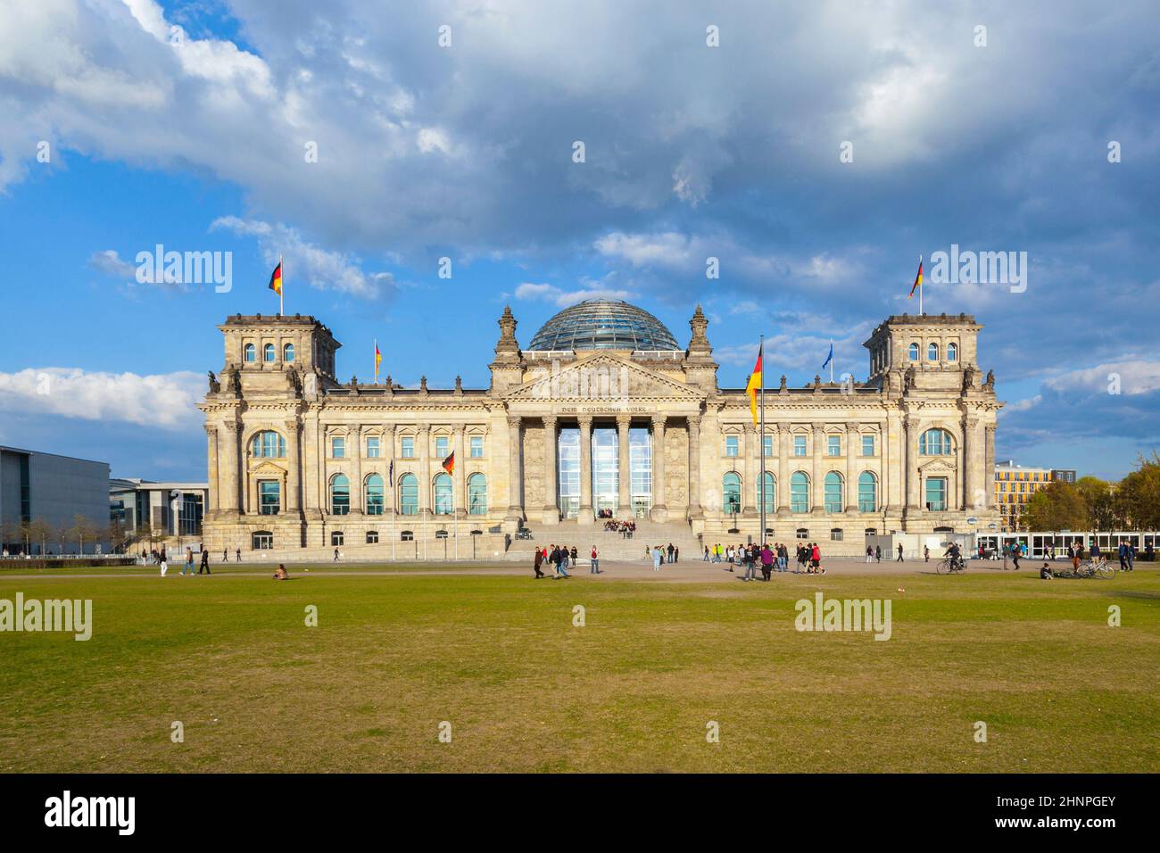 Reichstag building, seat of the German Parliament (Deutscher Bundestag ...