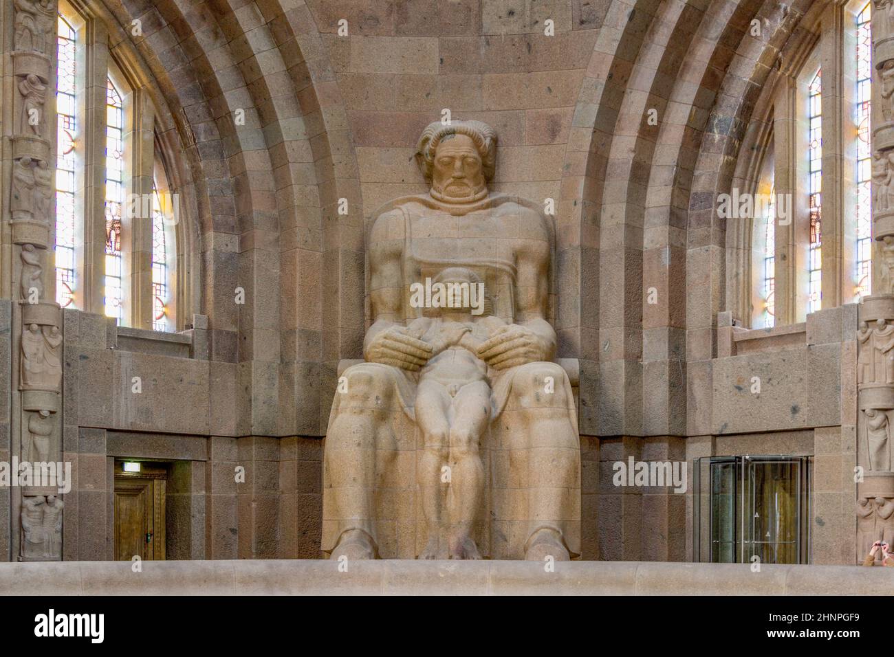 The monument to the Battle of Nations is a monument in Leipzig, Germany ...