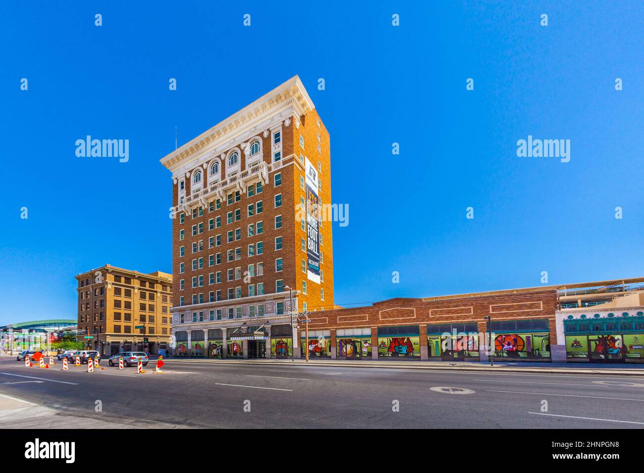 famous Art Deco Luhrs Tower Stock Photo - Alamy