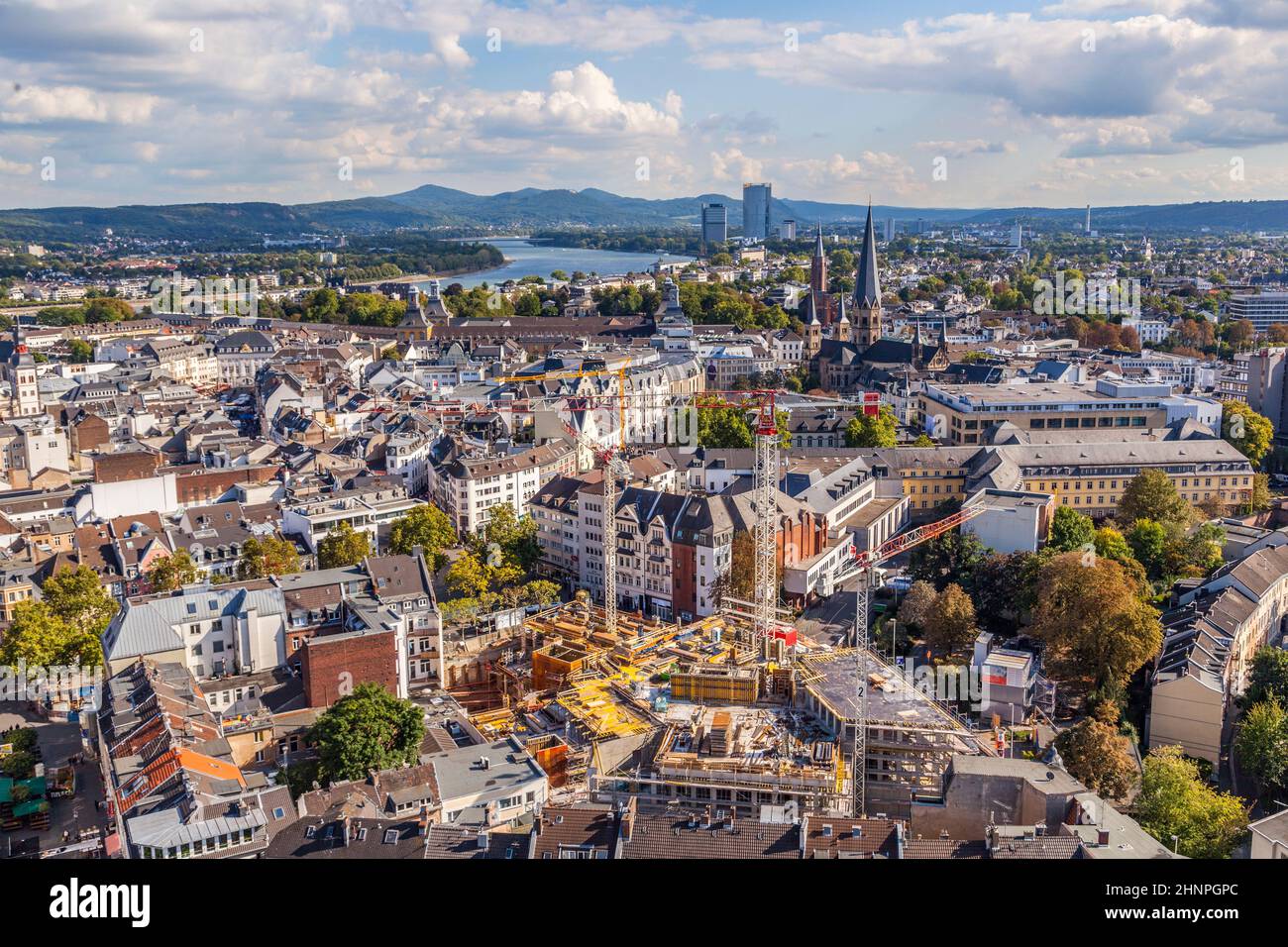 aerial of Bonn Stock Photo - Alamy