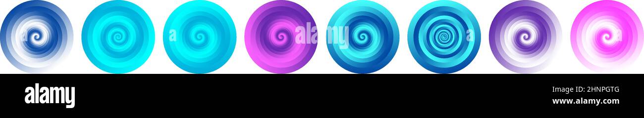Geometric circle design shape with random shaded, gradient fill - stock ...