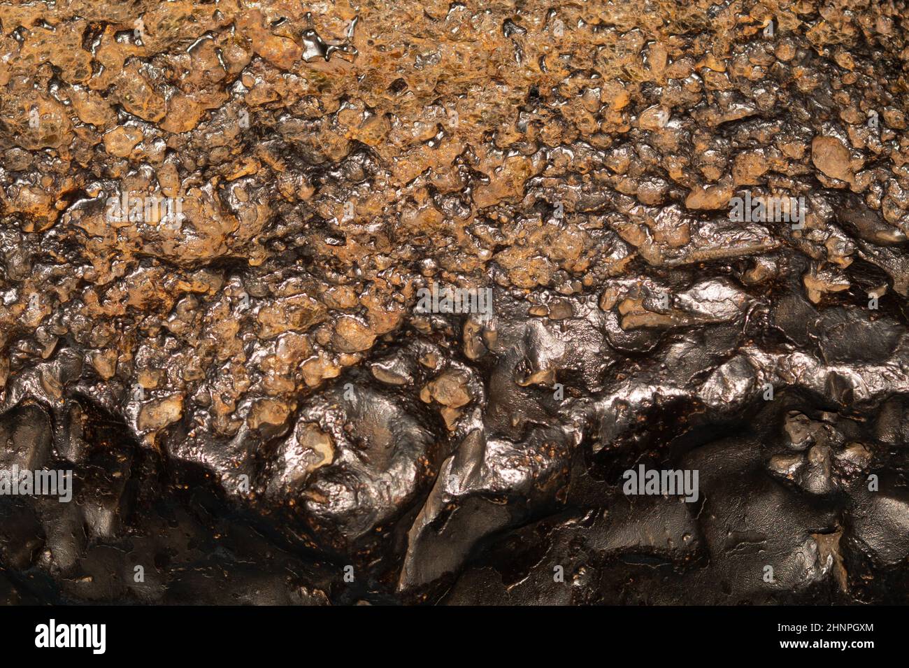 Meteorite texture background. meteorite surface close up. stone ...