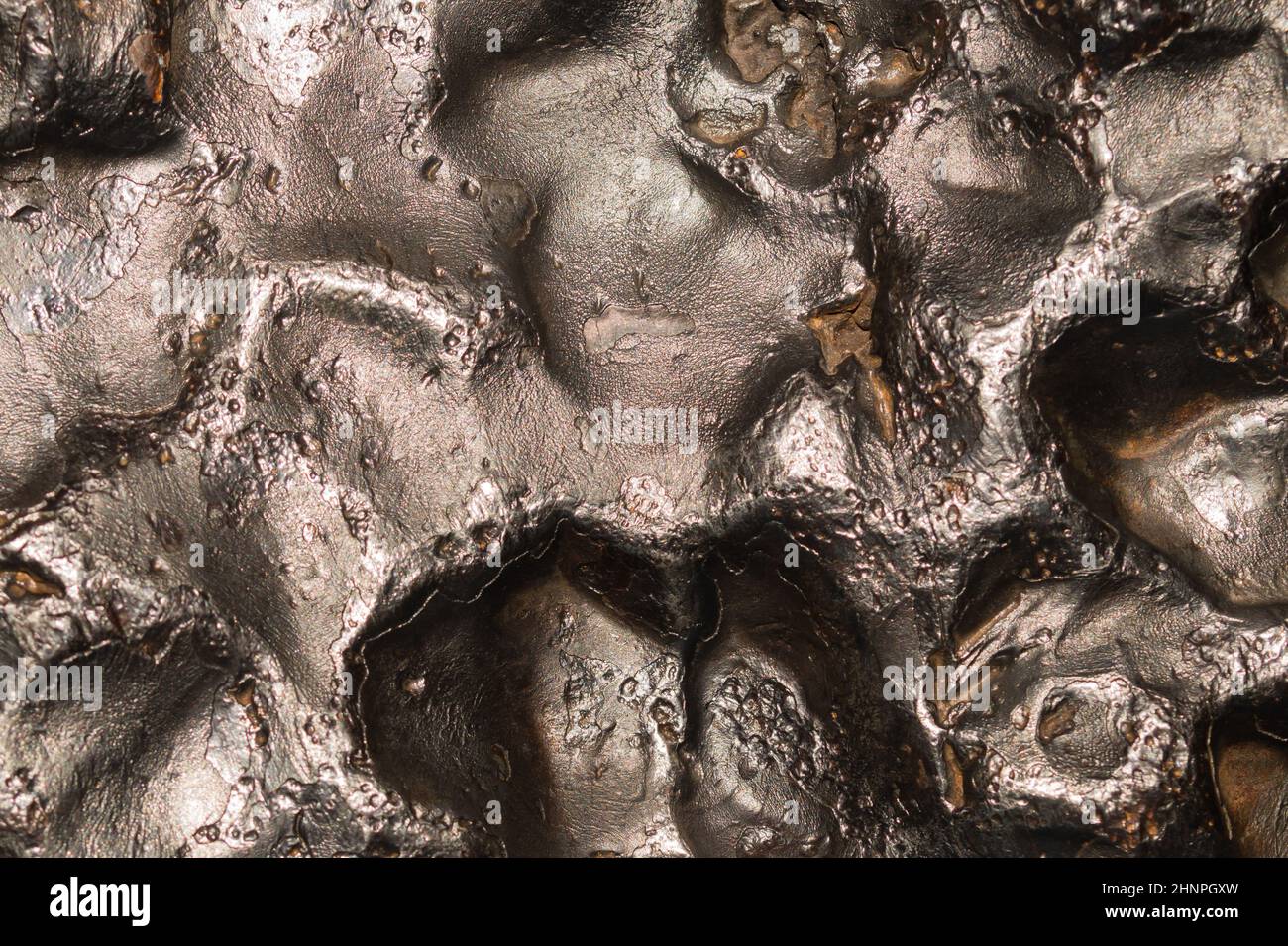 Meteorite texture background. meteorite surface close up. stone ...