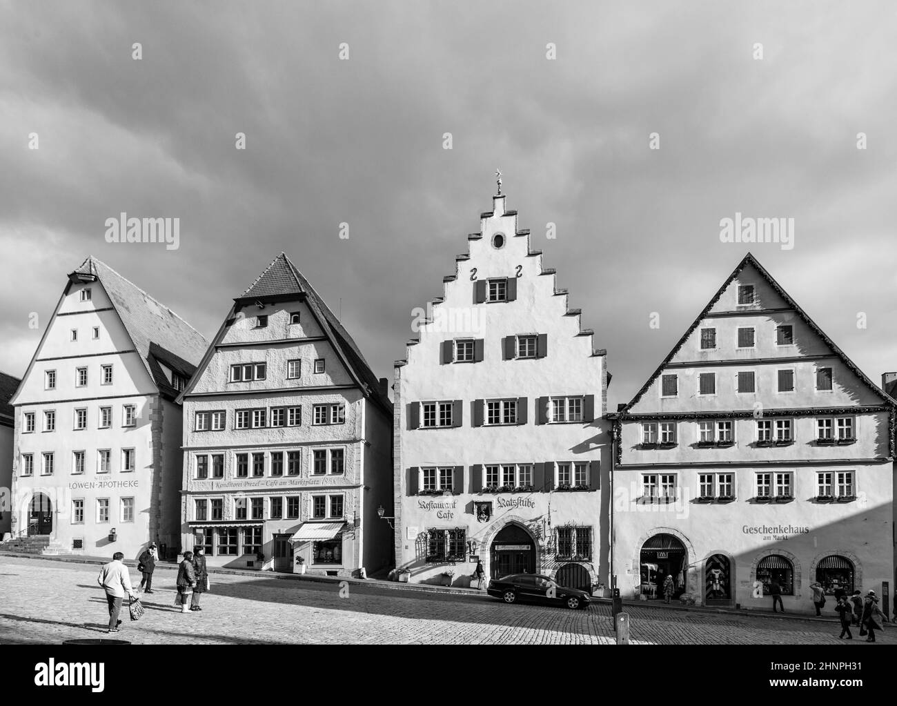 Market house ancient place Black and White Stock Photos & Images - Alamy