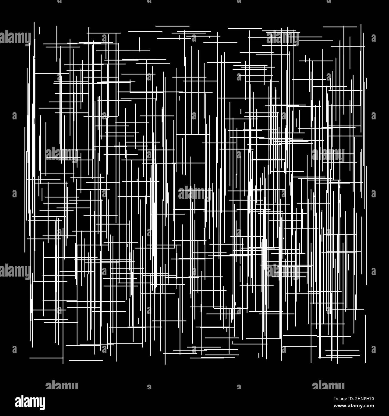 Grid, mesh of random lines. Reticle, grating, crosshatch pattern, texture. Intersecting lines ...