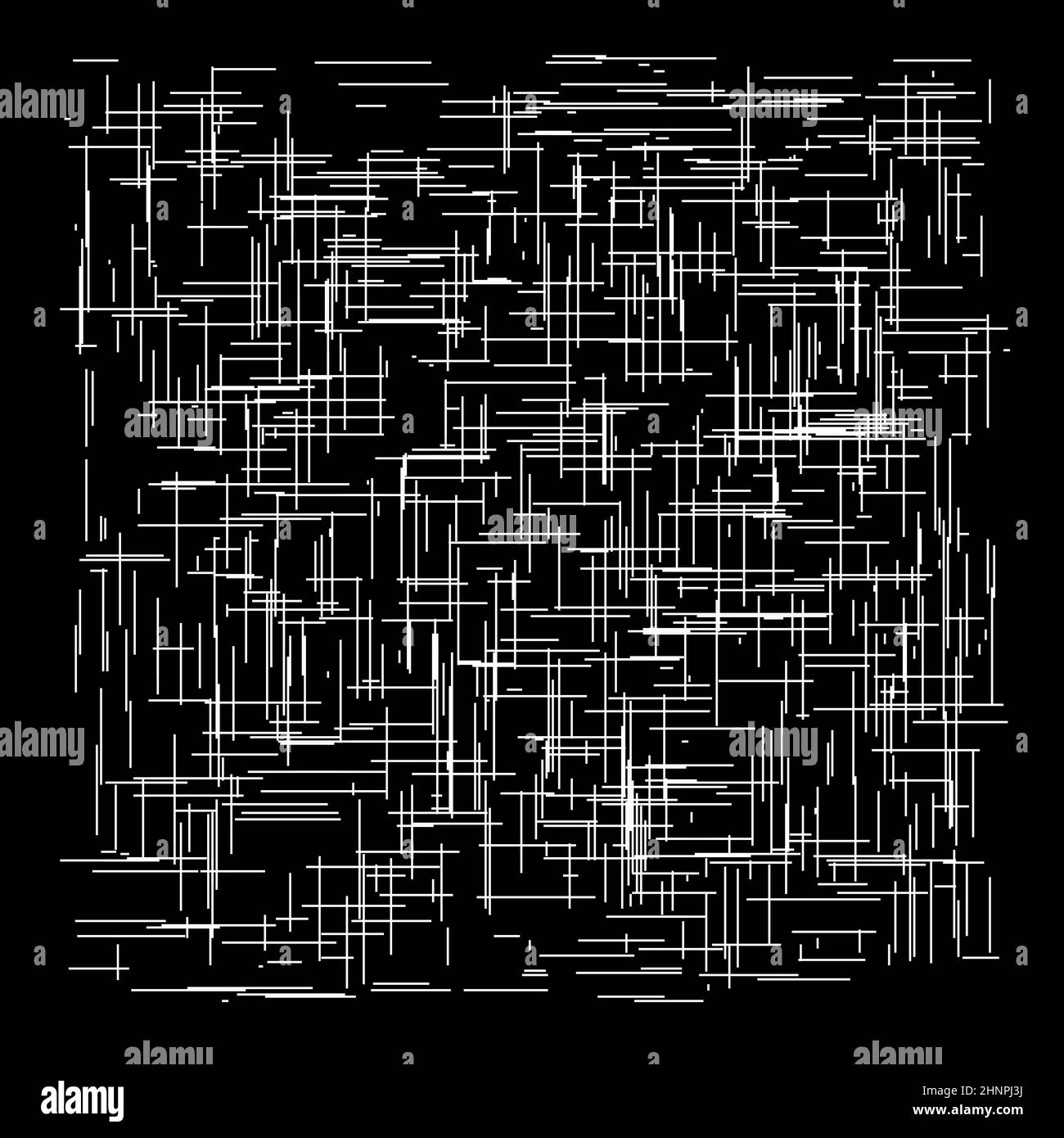 Grid, mesh of random lines. Reticle, grating, crosshatch pattern, texture. Intersecting lines ...