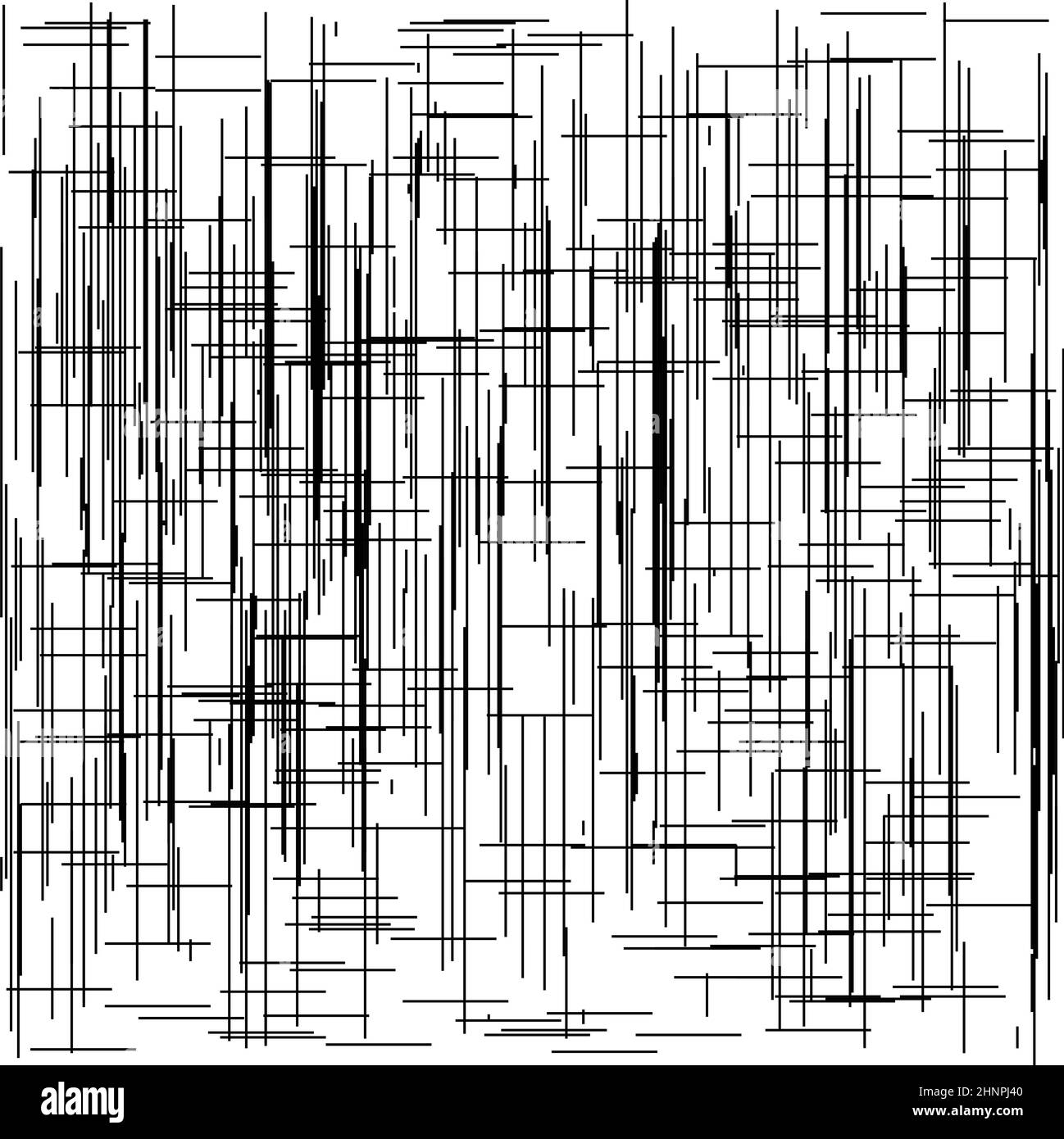 Grid, mesh of random lines. Reticle, grating, crosshatch pattern, texture. Intersecting lines ...