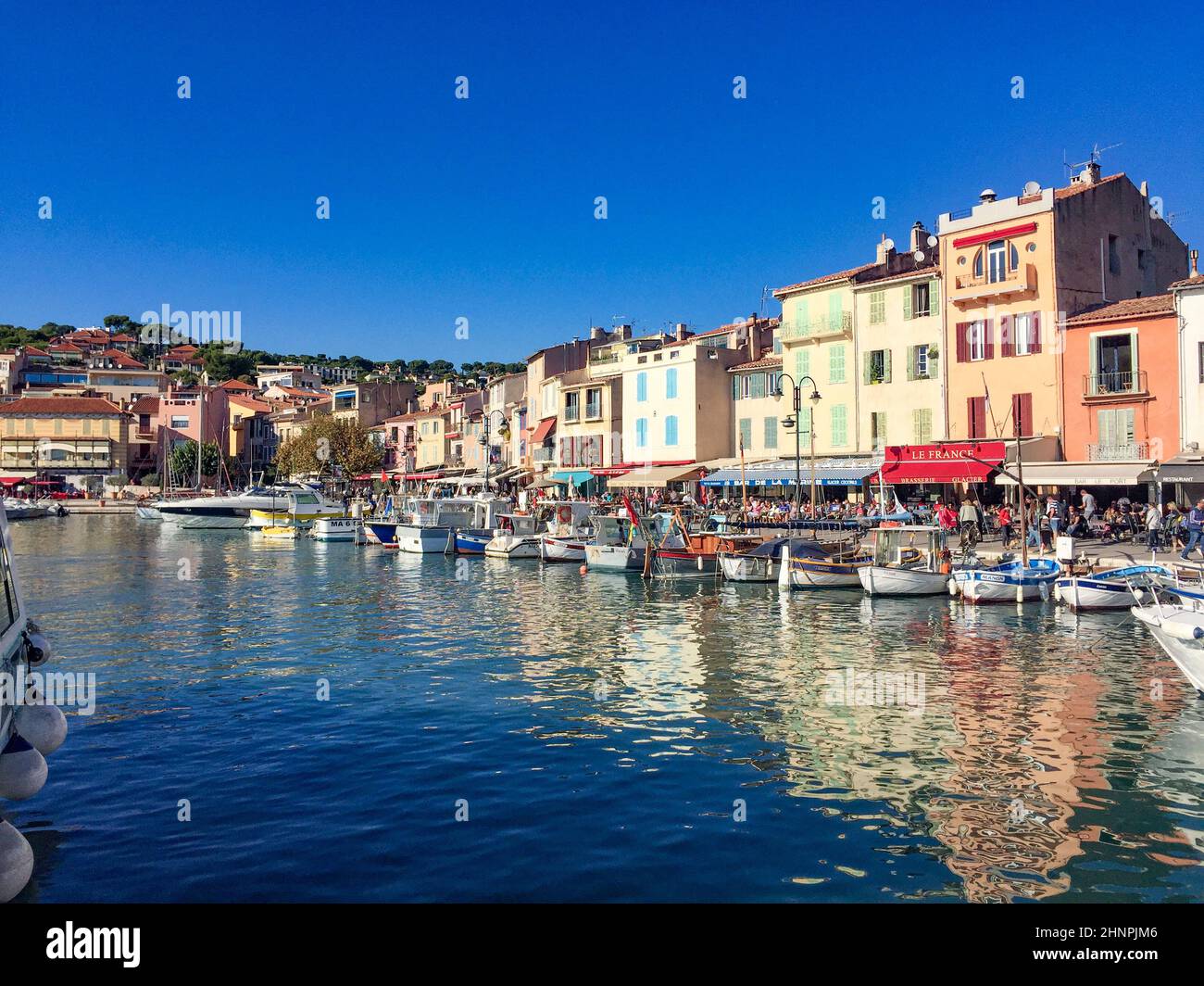 Cassis, french town situated on the Mediterranean coast Stock Photo - Alamy