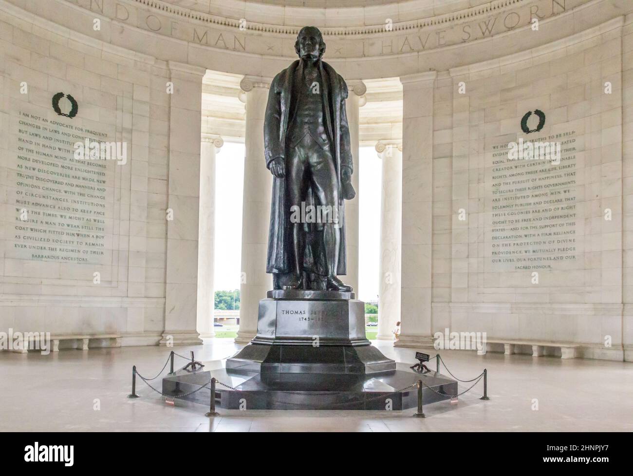 Thomas jefferson statue washington dc hi-res stock photography and ...