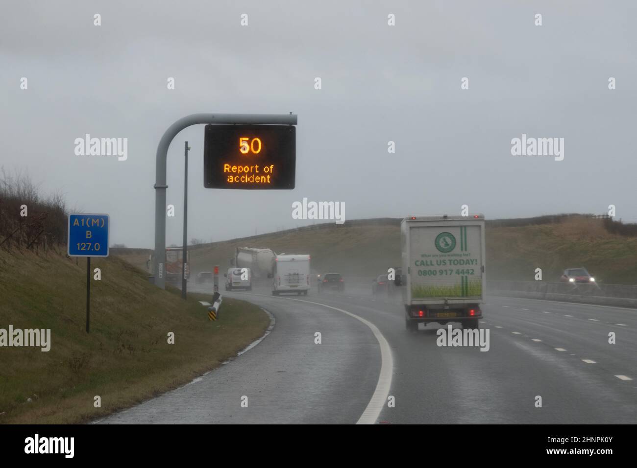 50mph speed limit on a1 m hi-res stock photography and images - Alamy