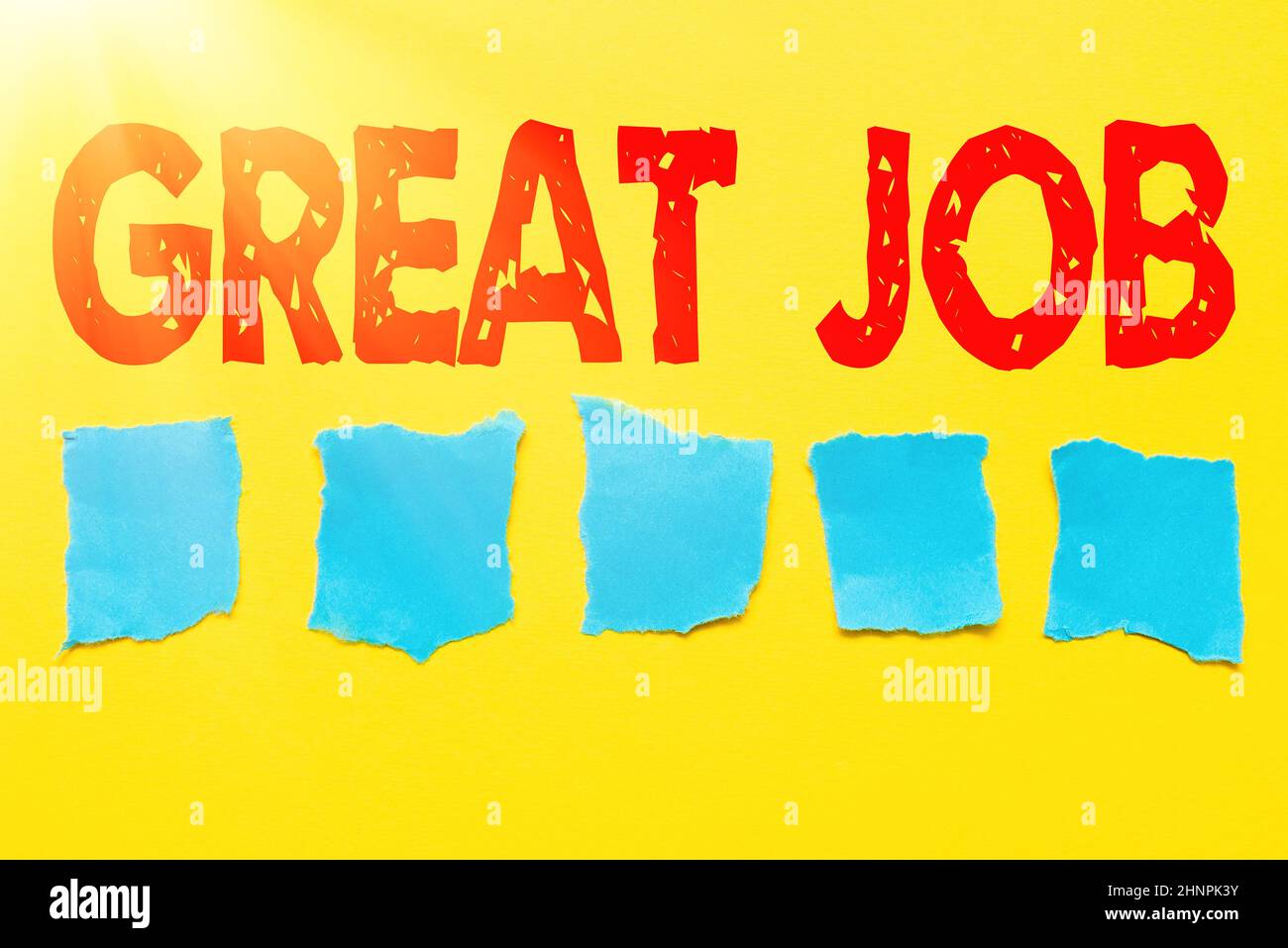 Conceptual caption Great Job, Concept meaning used praising someone for something they have done ...