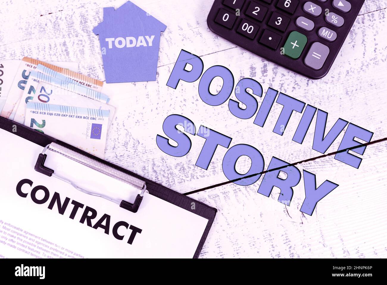 Handwriting text Positive Story, Business concept Meaningful and ...