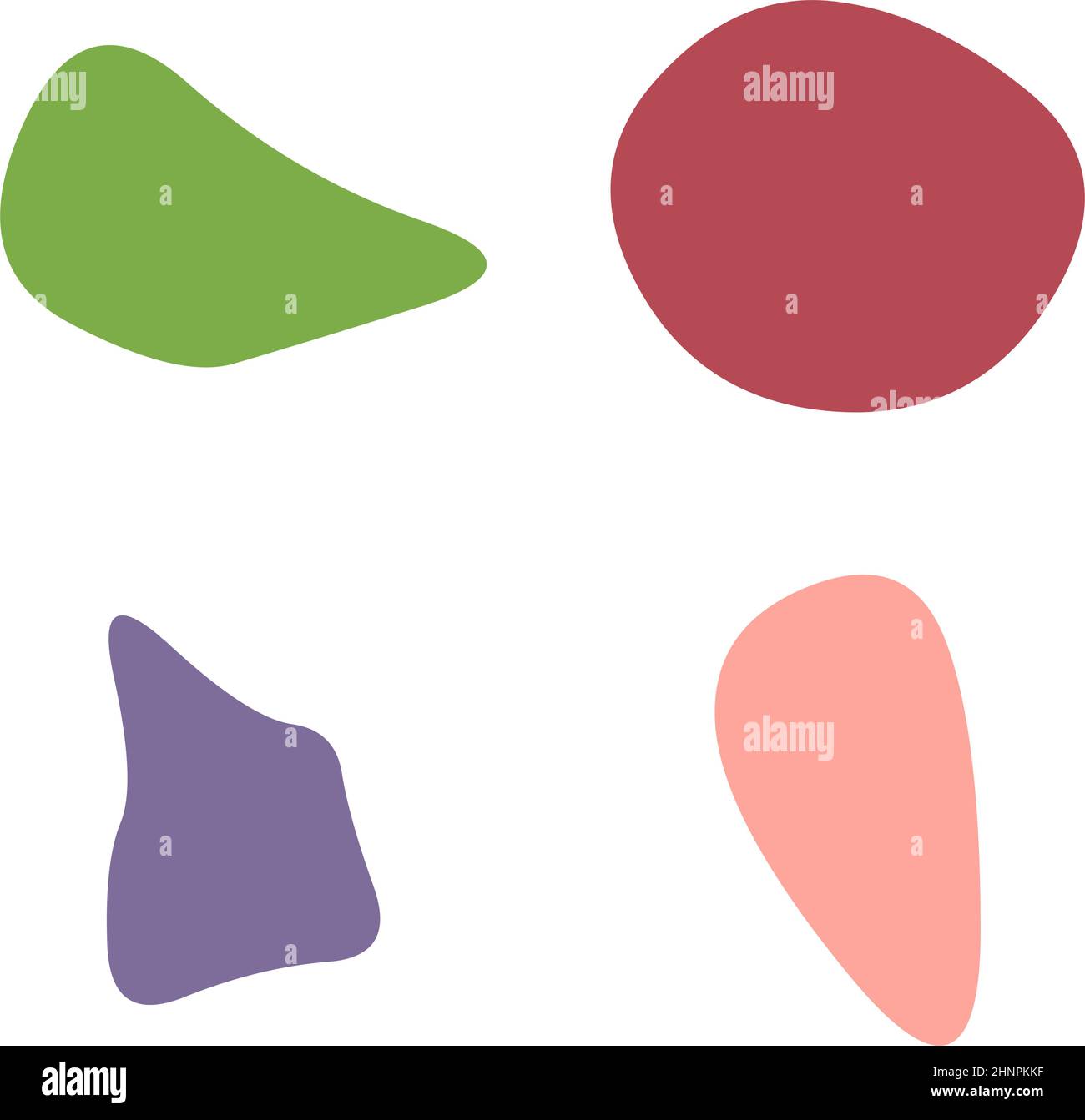 Random blotch, inkblot. Organic blob, blot. Speck shape.Splat, fleck ...