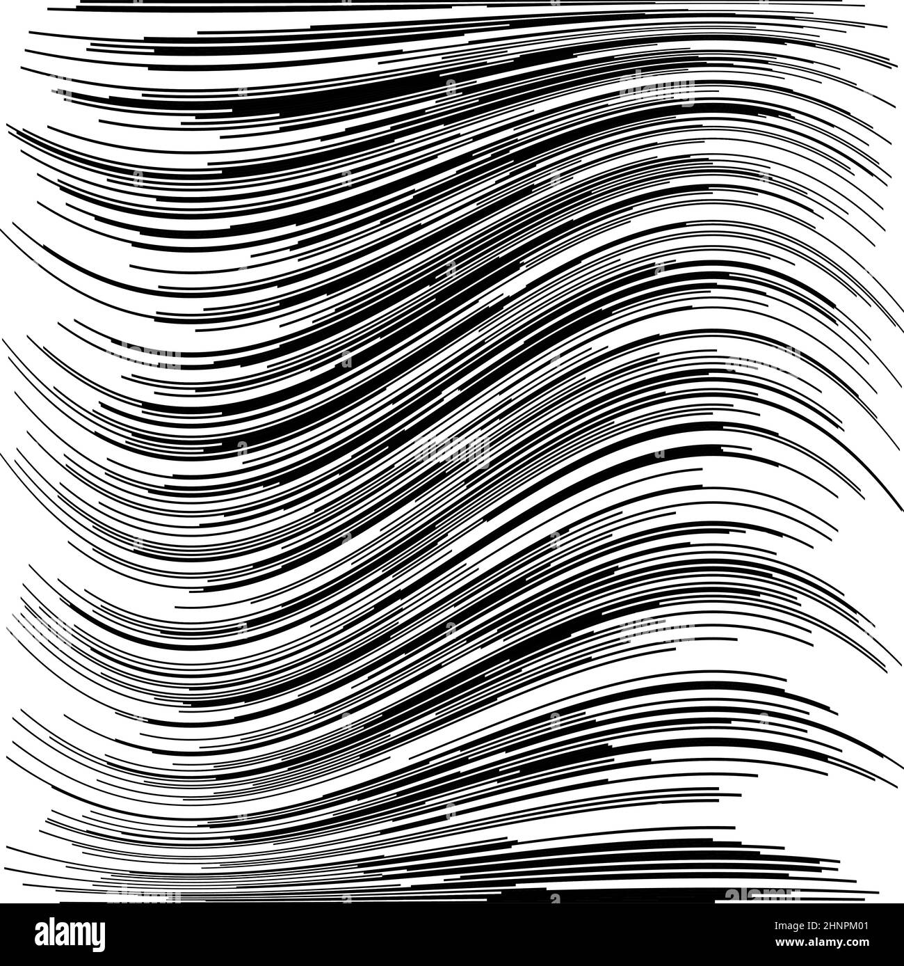 Wavy, waving, wave lines, stripes pattern, texture - stock vector ...