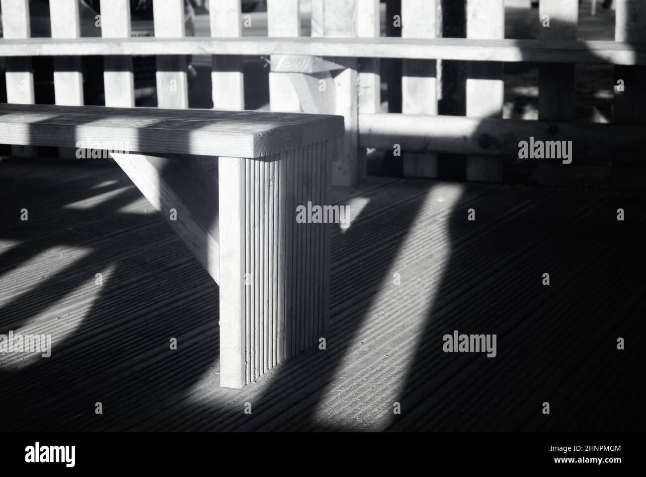 High contrast monochrome shadows scene Stock Photo - Alamy