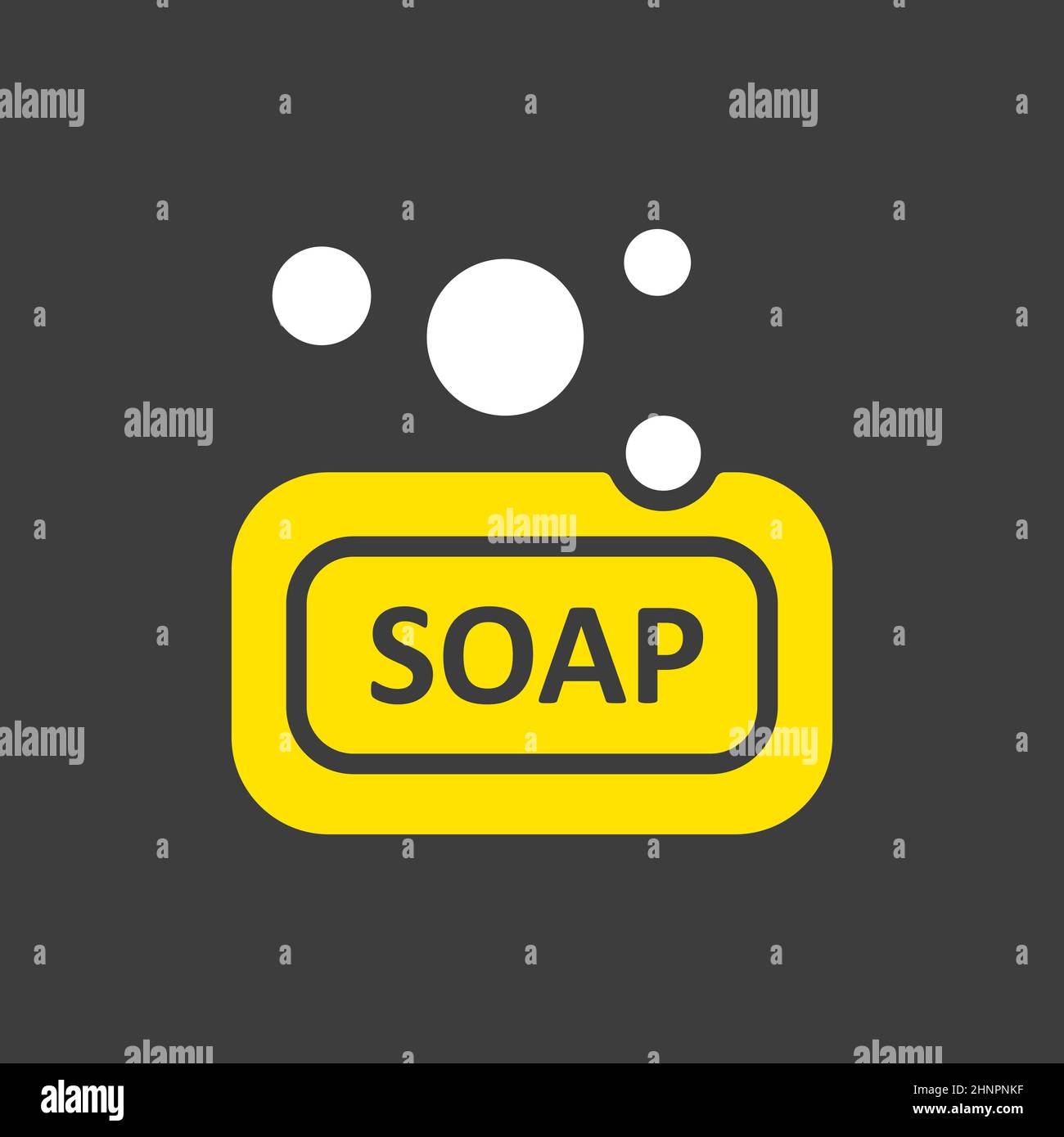 Soap vector glyph icon. Hygiene sign. Graph symbol for medical and ...