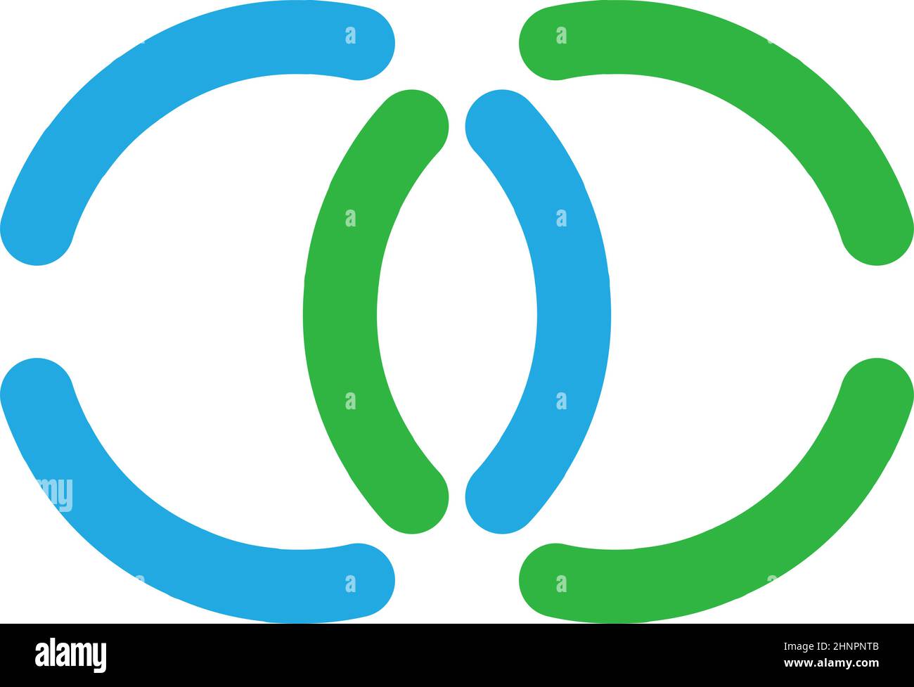 Interconnected joint join Stock Vector Images - Alamy