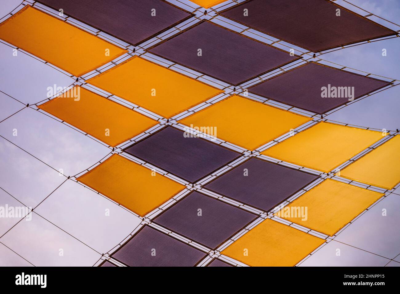 colorful abstract shopping center roof ornament texture Stock Photo - Alamy