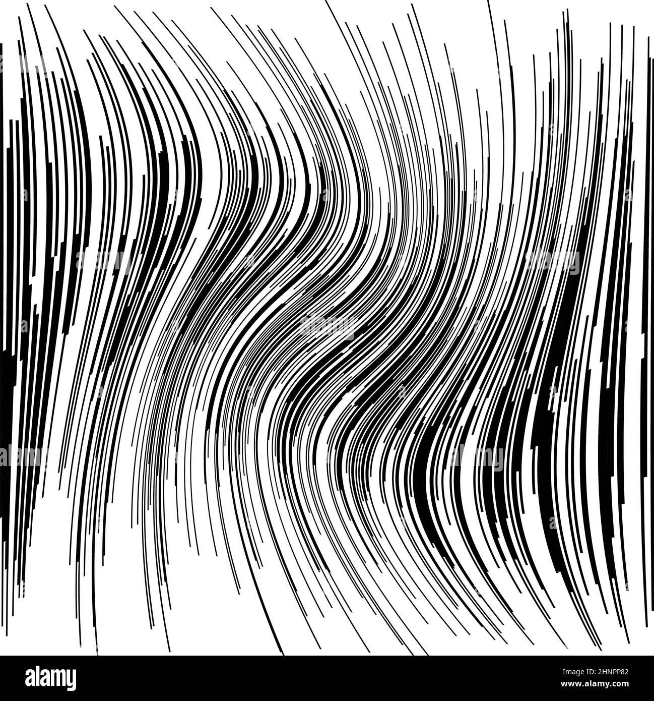 Wavy, waving, wave lines, stripes pattern, texture - stock vector ...