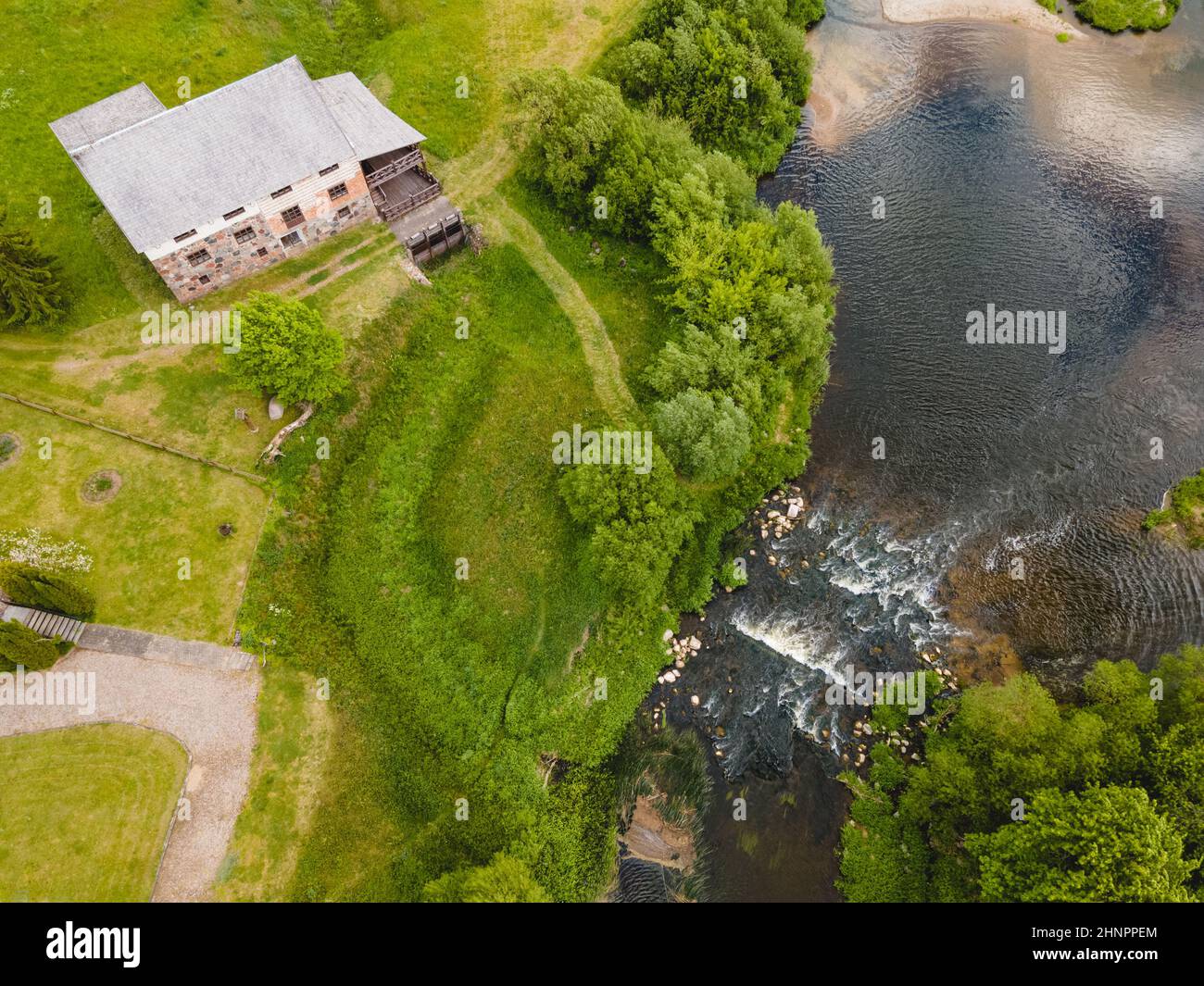 Beautiful flow river in woodland hi-res stock photography and images ...