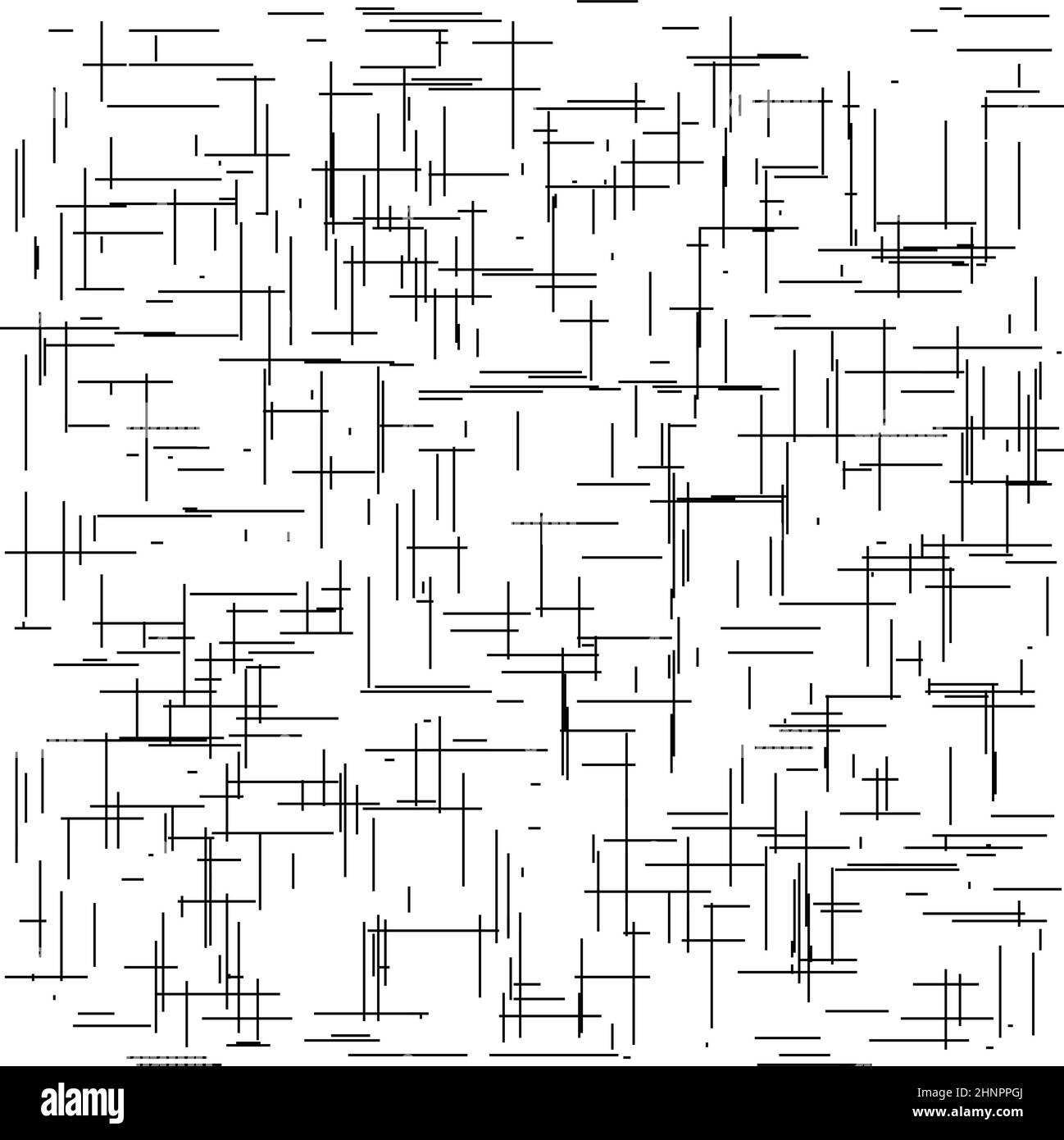 Grid, mesh of random lines. Reticle, grating, crosshatch pattern, texture. Intersecting lines ...