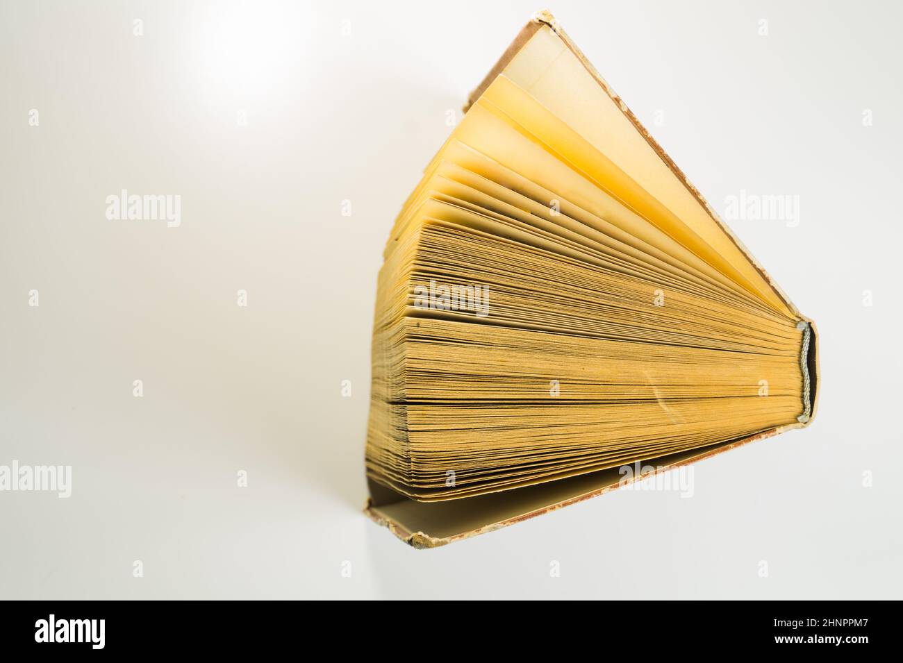 Open book isolated on white background. lines of the book pages Stock ...