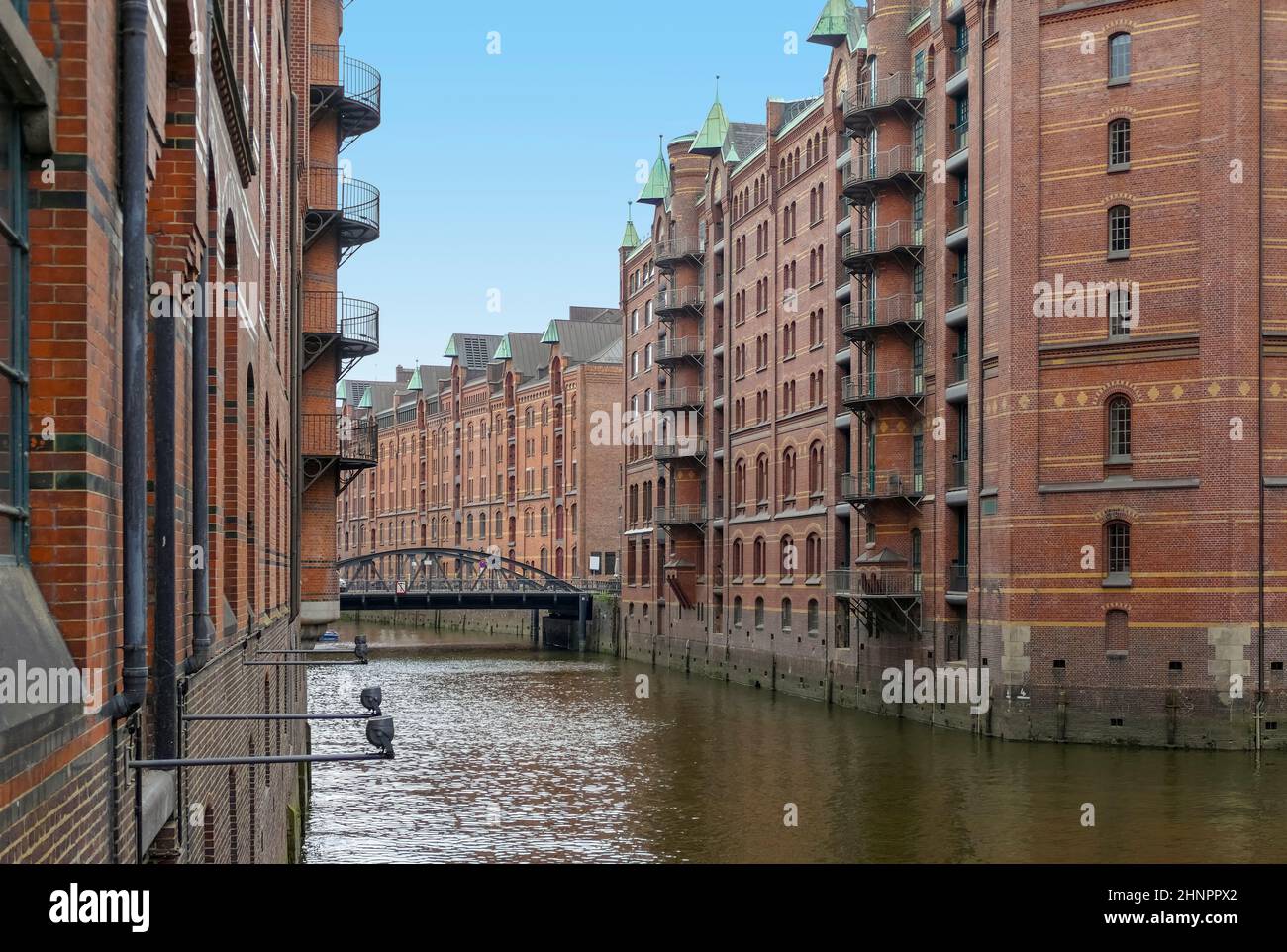 Impression of the Speicherstadt, a historic warehouse district in ...