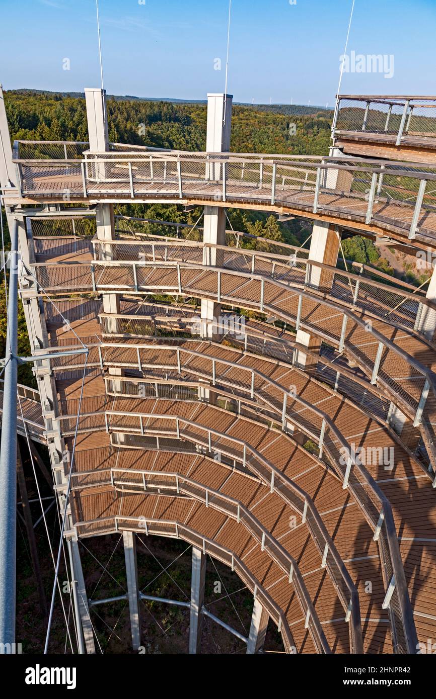 View saarschleife treetop path hi-res stock photography and images - Alamy
