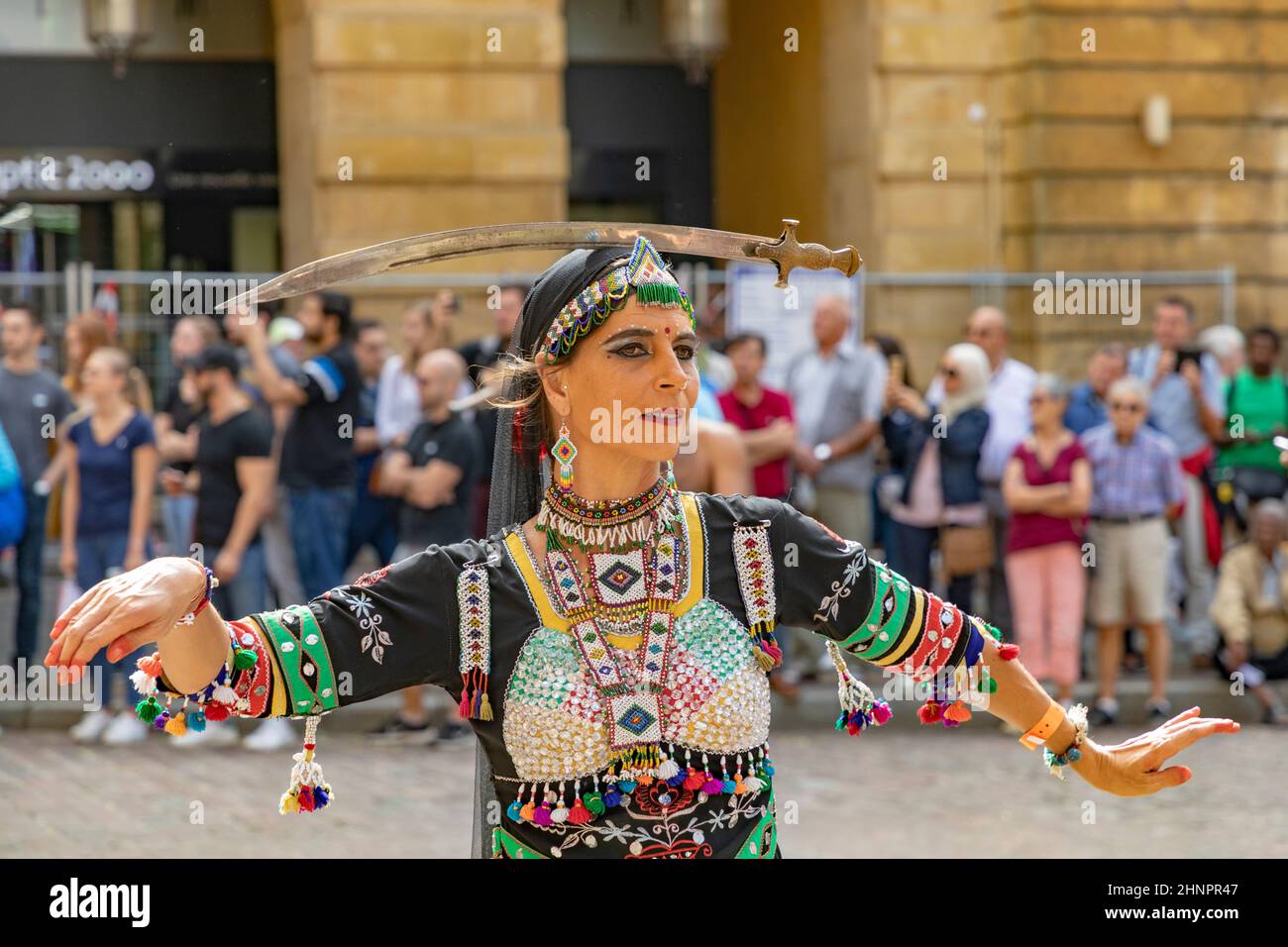 people enjoy the performance at the The Mirabelle Plum Festival in Metz ...