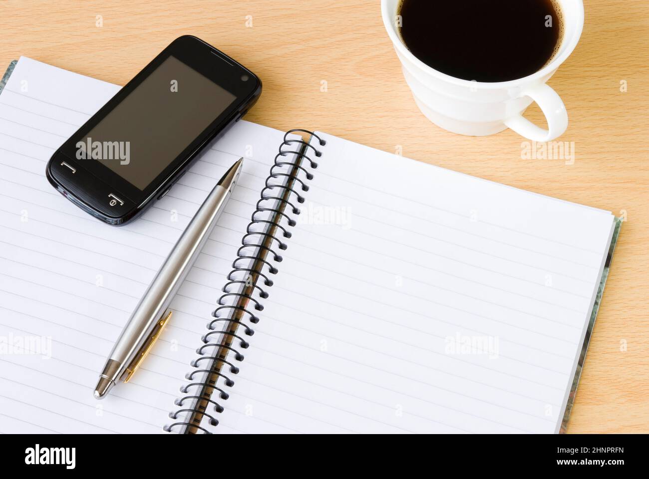 Spiral Pocket Notebook Black High Resolution Stock Photography and ...