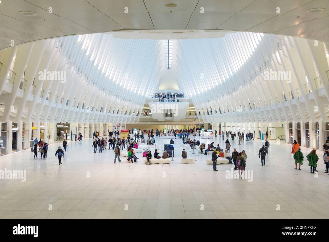 THE OCULUS. The Oculus Transportation Hub at new World Trade Center NYC ...