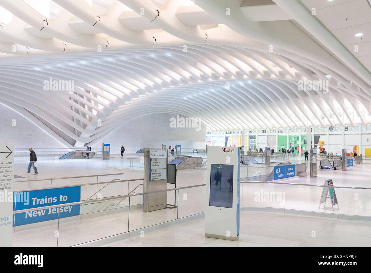 THE OCULUS. The Oculus Transportation Hub at new World Trade Center NYC ...