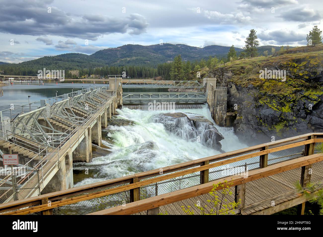 Spokane river at post falls hi-res stock photography and images - Alamy