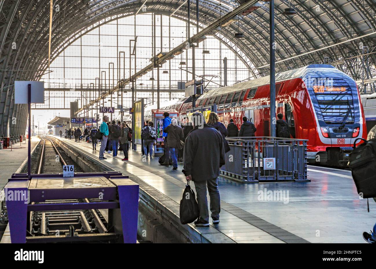 Inside a train station hi-res stock photography and images - Alamy