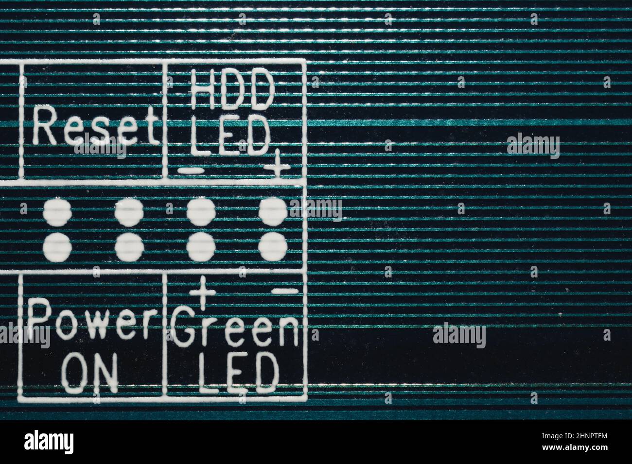 Dusty circuit board. computer motherboard close up. modern technologies ...