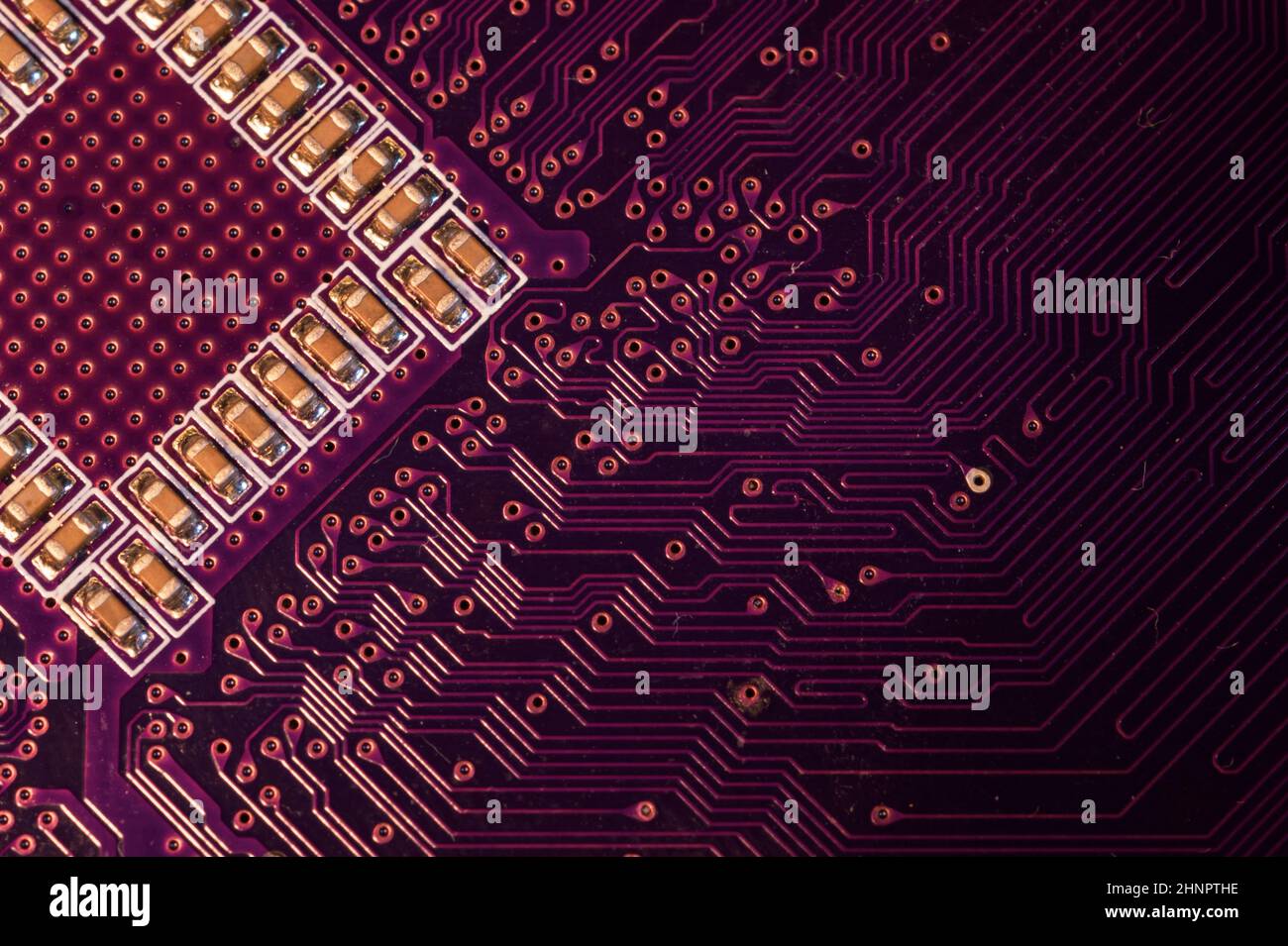Electronic circuit board abstract background. computer motherboard ...