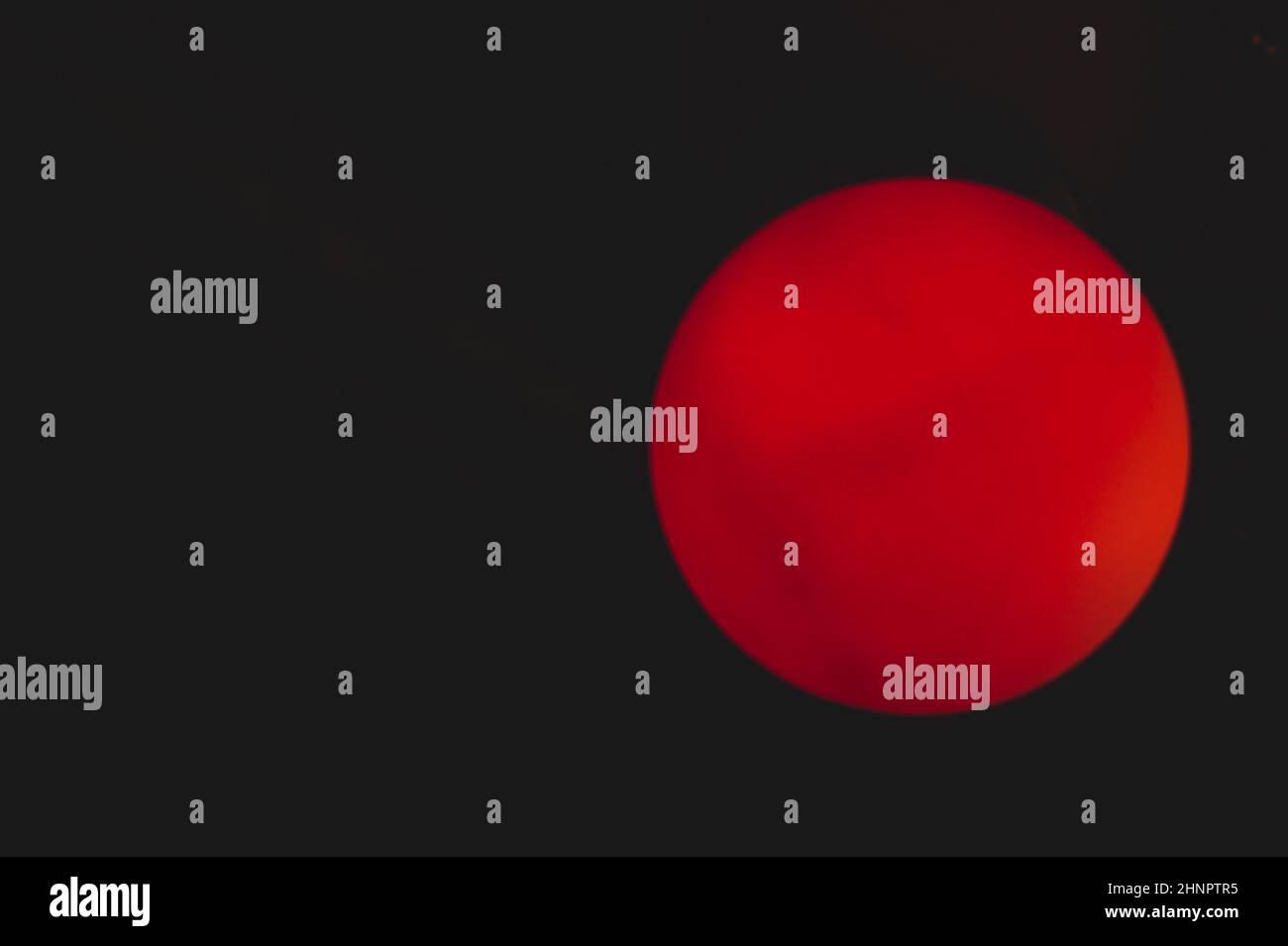 Glowing sphere in the dark. round template with color backlit Stock ...