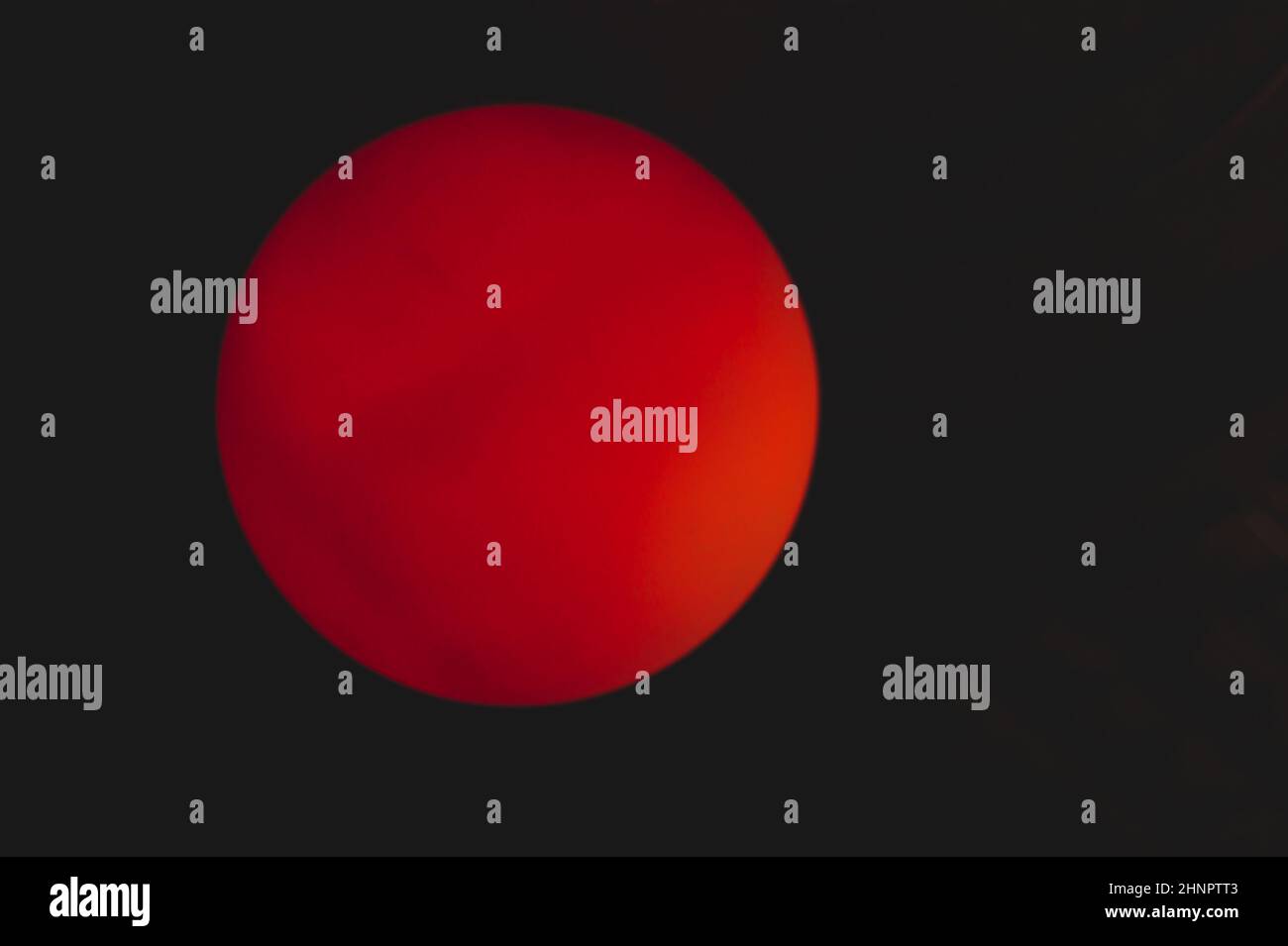 Glowing sphere in the dark. round template with color backlit Stock ...