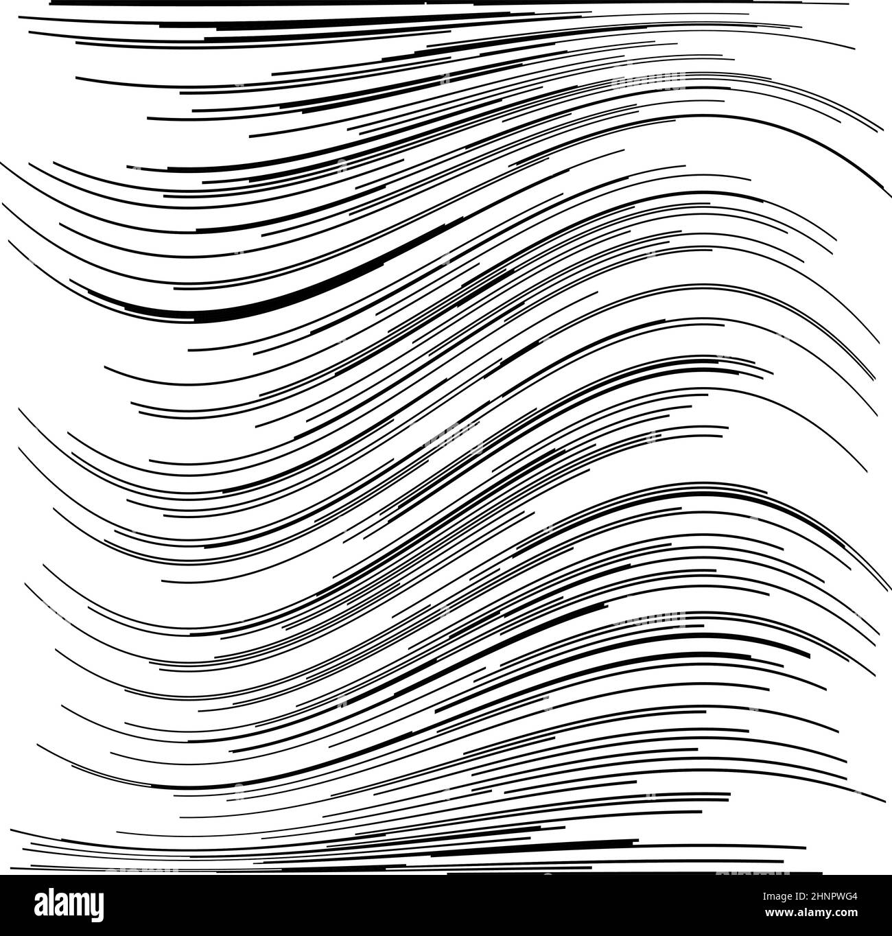 Wavy, waving, wave lines, stripes pattern, texture - stock vector ...