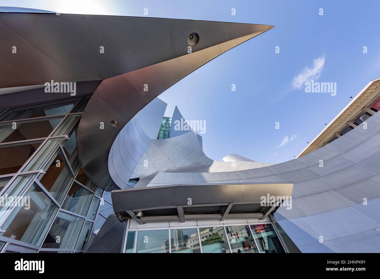 Walt Disney Concert Hall designed by architect Frank Gehry, is home of ...