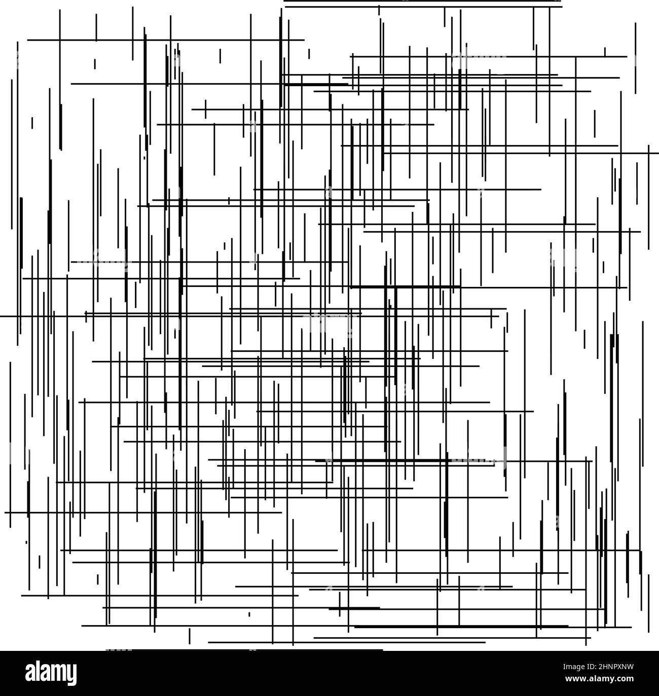 Grid, mesh of random lines. Reticle, grating, crosshatch pattern, texture. Intersecting lines ...