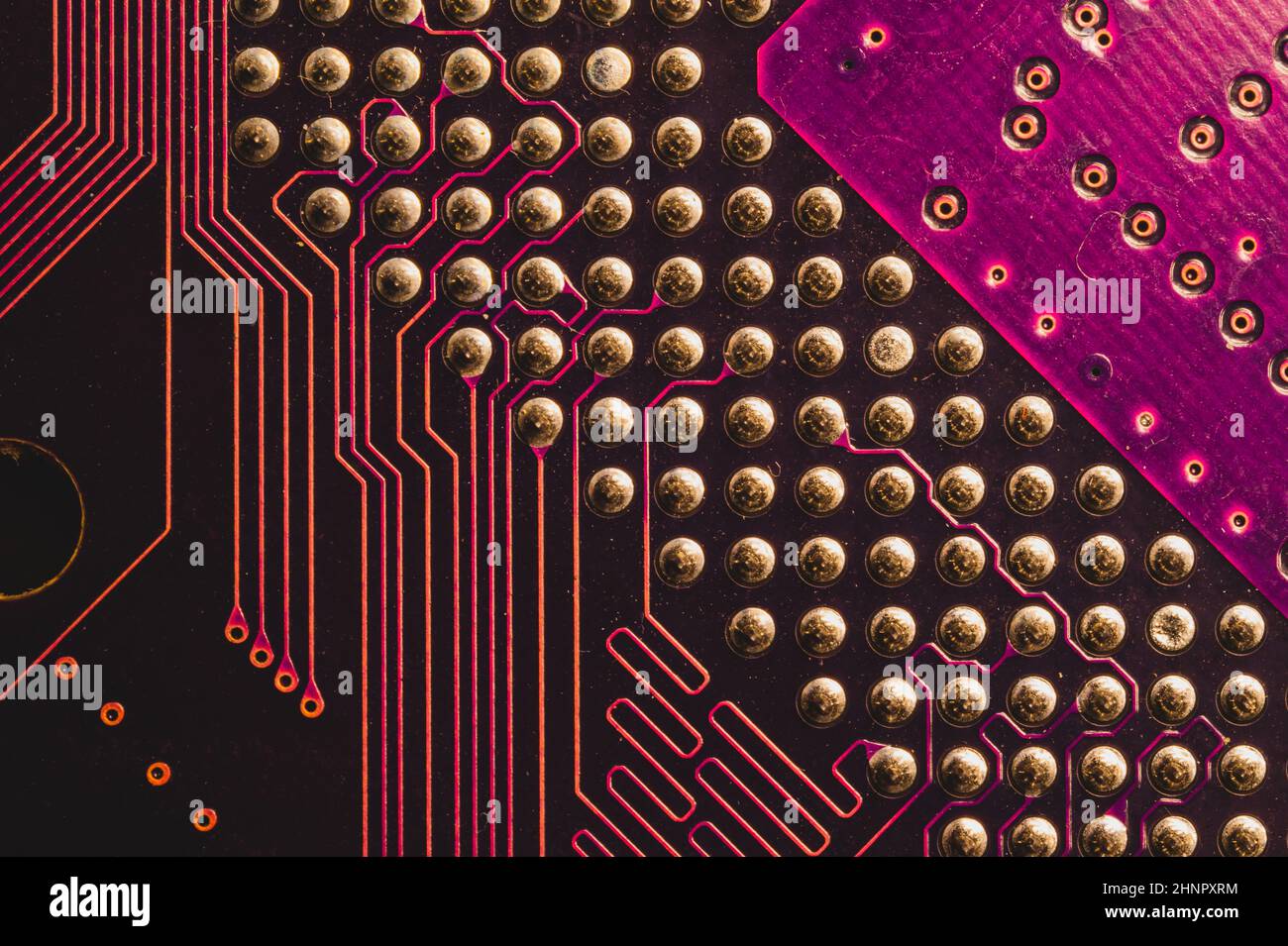 Electronic circuit board abstract background. computer hardware ...