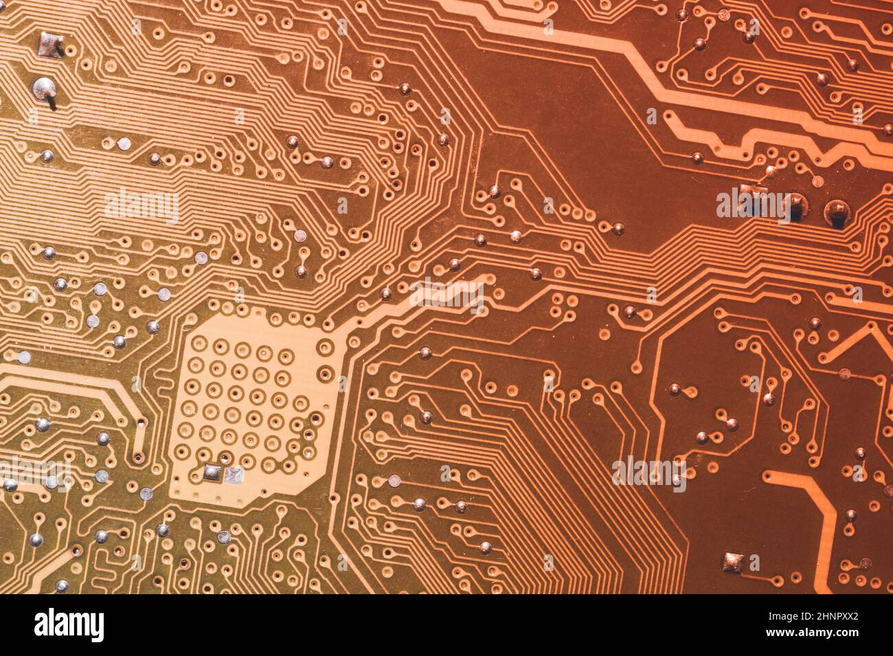 Electronic circuit board abstract background. computer motherboard close up. modern technologies ...