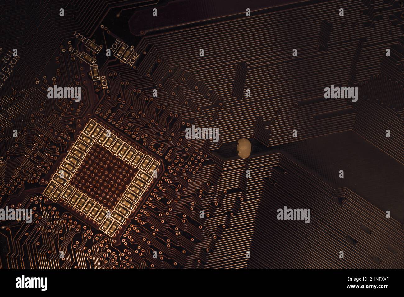 Electronic circuit board abstract background. computer motherboard ...