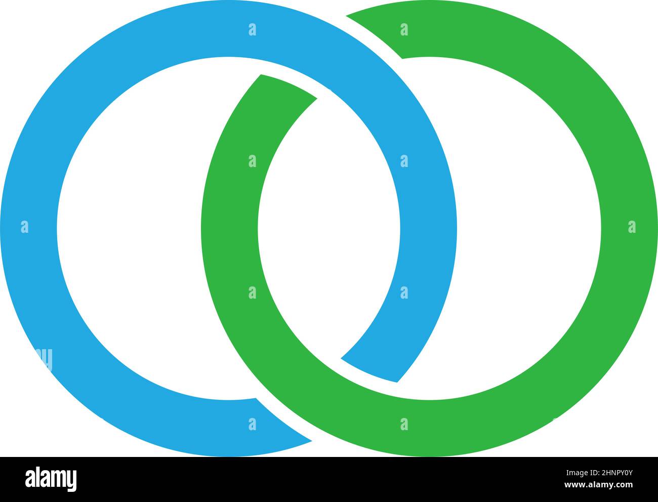Interlace Interconnected Intersecting Circles Rings Abstract