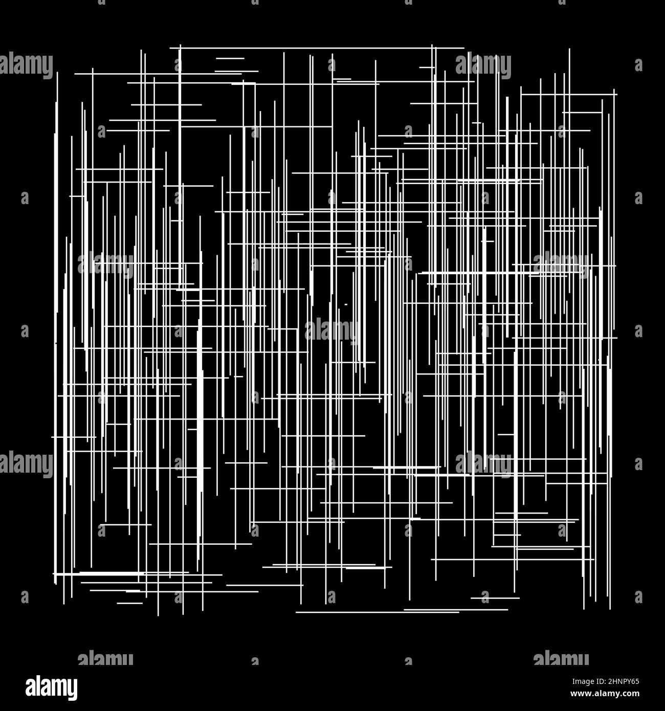 Grid, mesh of random lines. Reticle, grating, crosshatch pattern, texture. Intersecting lines ...